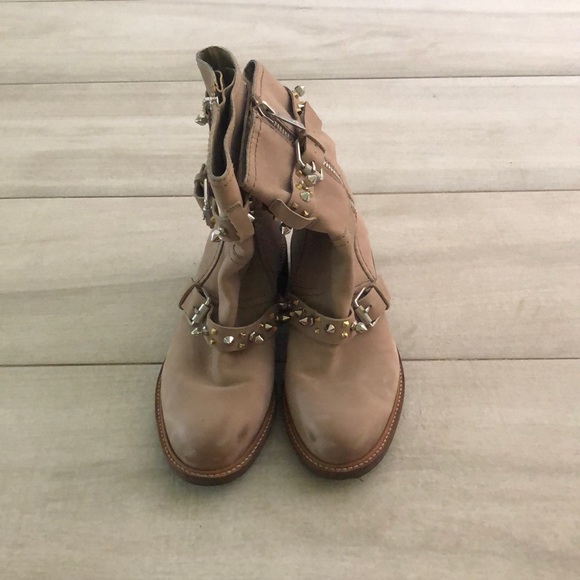 Sam Edelman | Shoes | Sam Edelman Adele Studded Biker Boot | Poshmark